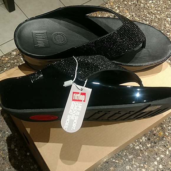 Fitflop | Shoes | Fitflop Crystal Thong Sandal | Poshmark